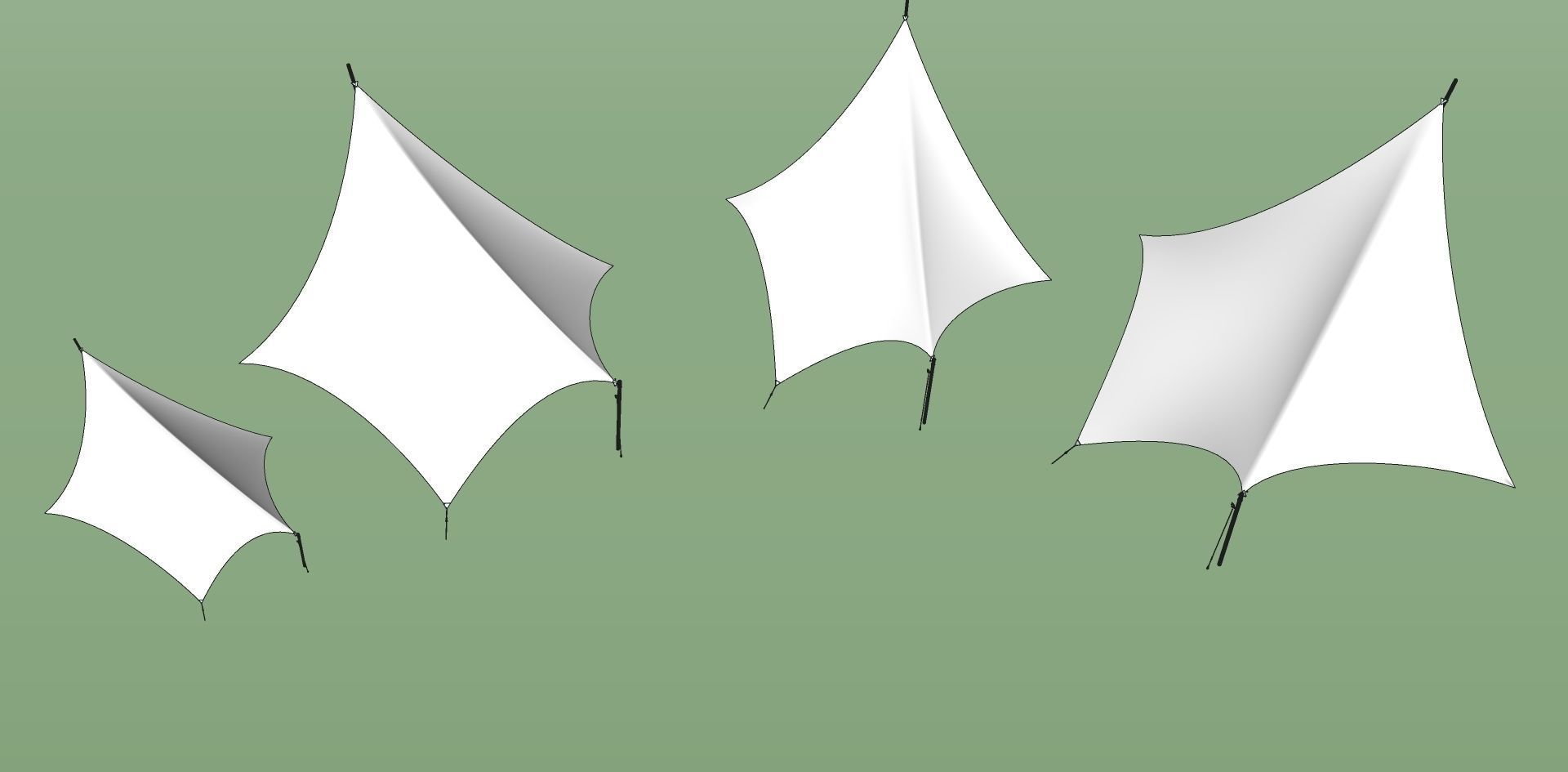 fiber tensile sketchup model 3D model | CGTrader