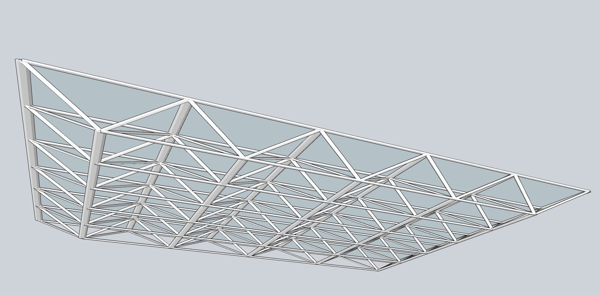roof tensile structure 3d model 3D model | CGTrader