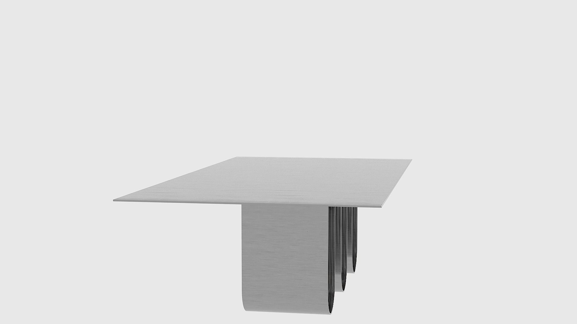 ETERNITY TABLE STAINLESS STEEL 3D model | CGTrader