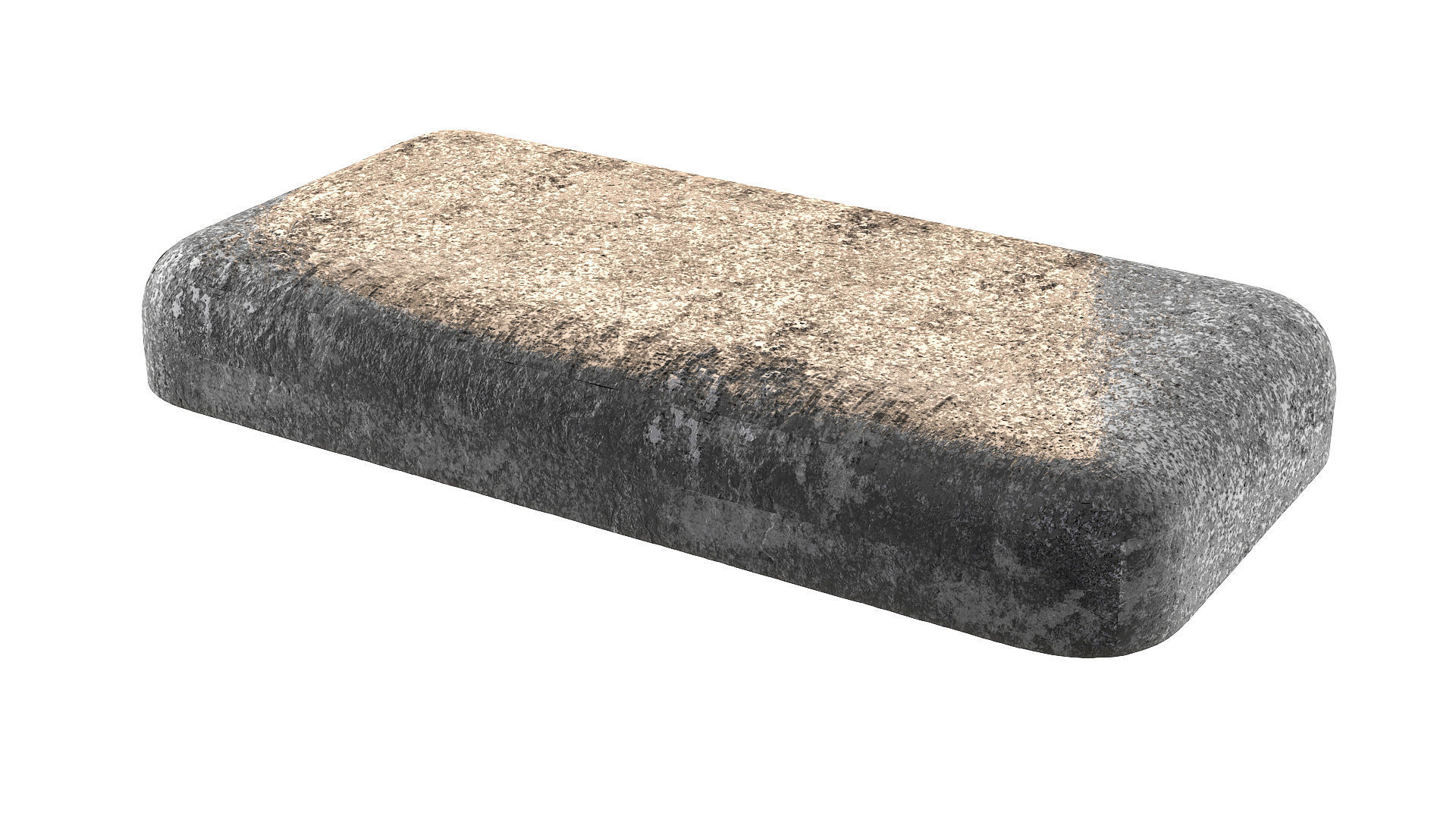 FLOAT COFFEE TABLE BLACK LAVA STONE 3D model | CGTrader