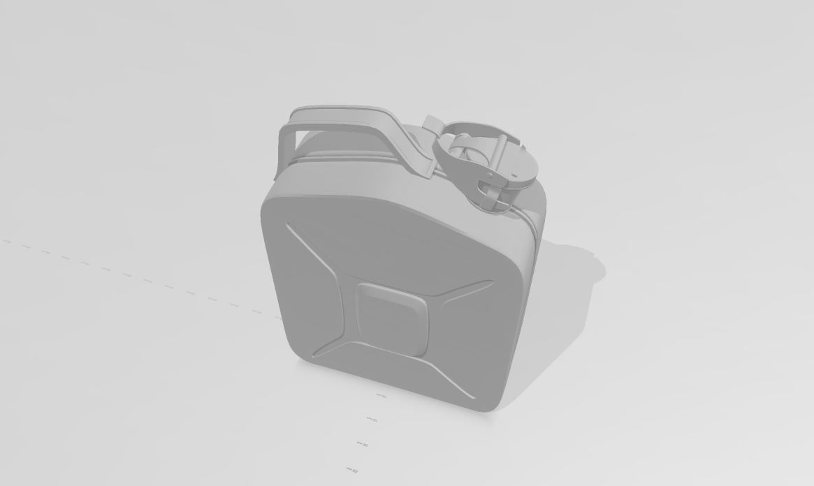 Fuel Jerry can free 3D model 3D printable | CGTrader