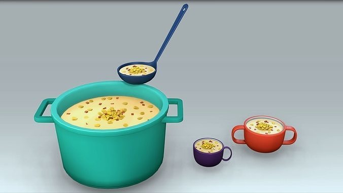 3D model Corn Soup Pot VR / AR / low-poly | CGTrader