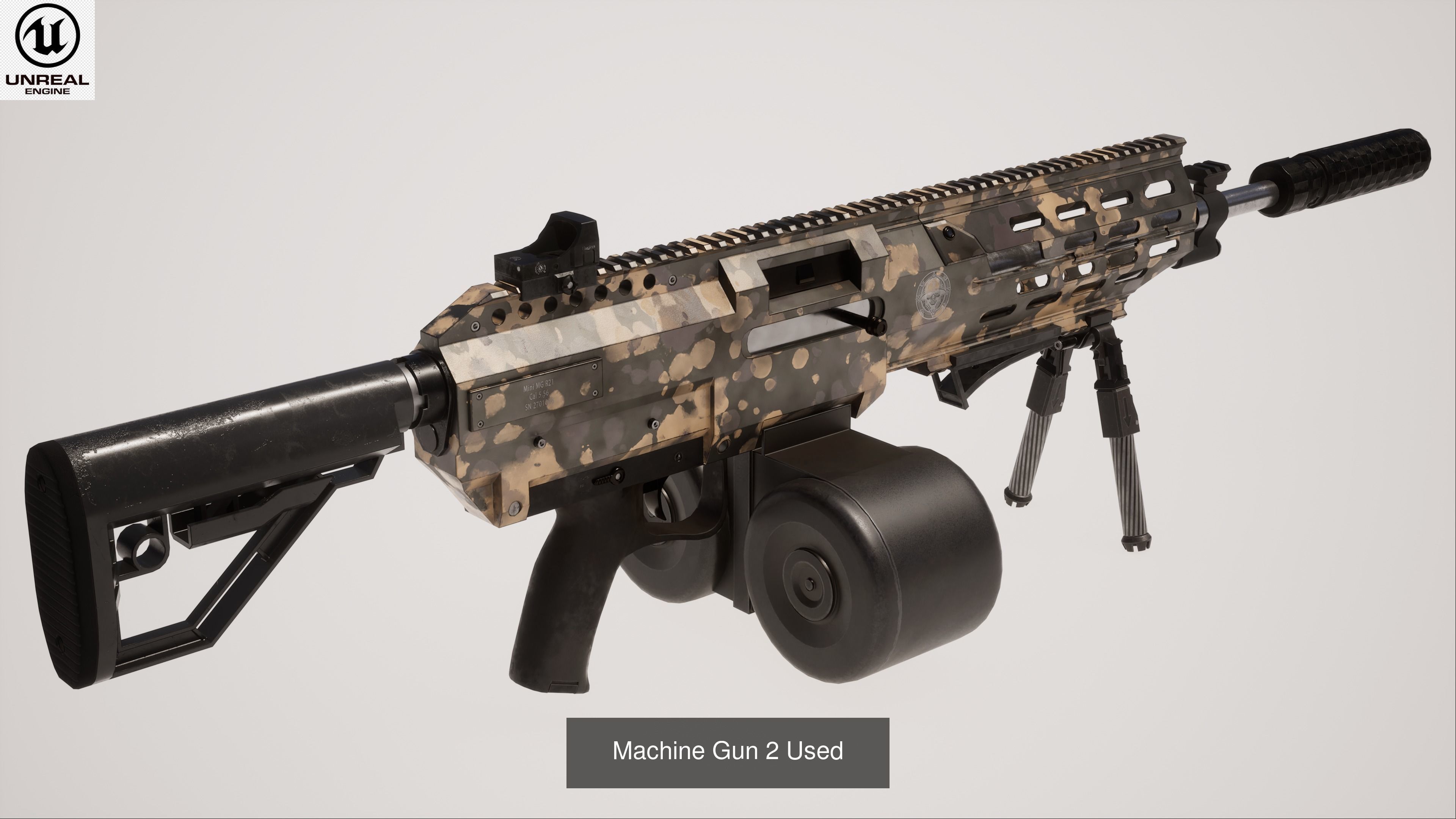 Machine Gun Collection VR / AR / low-poly | CGTrader