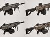 Machine Gun Collection VR / AR / low-poly | CGTrader