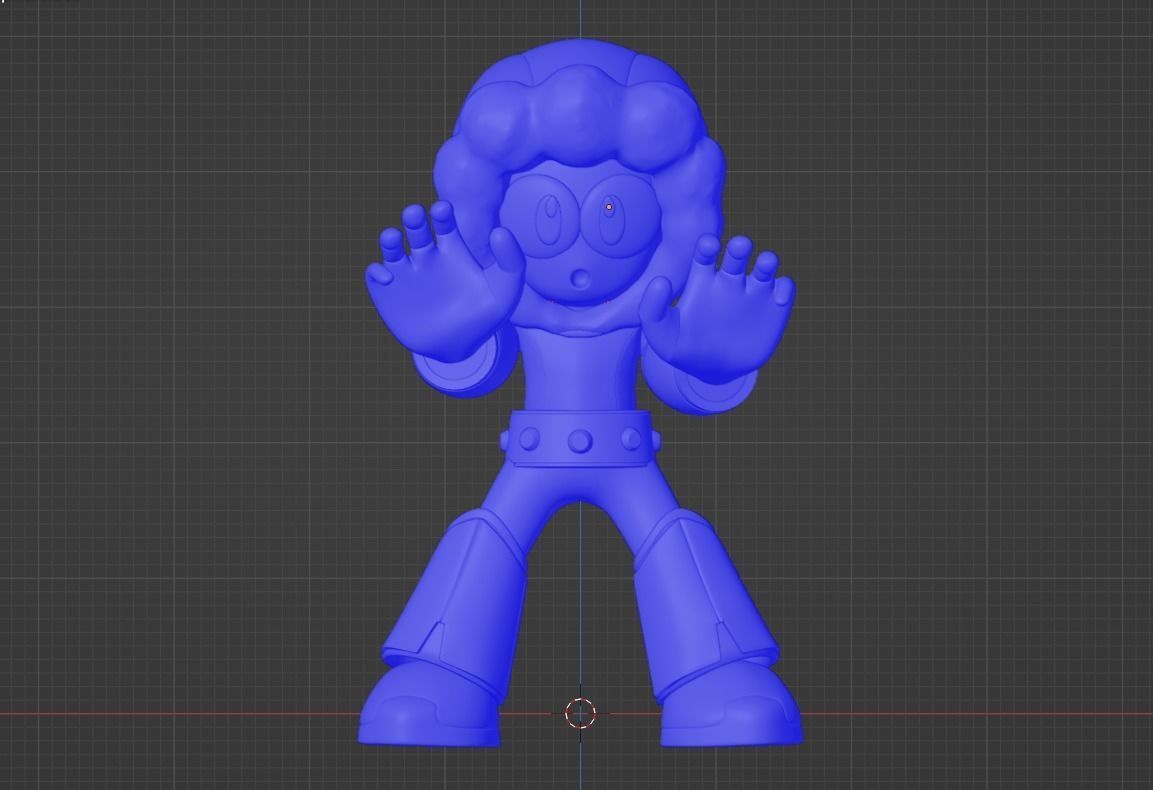 Iceman - Megaman Powered up 3D model rigged | CGTrader