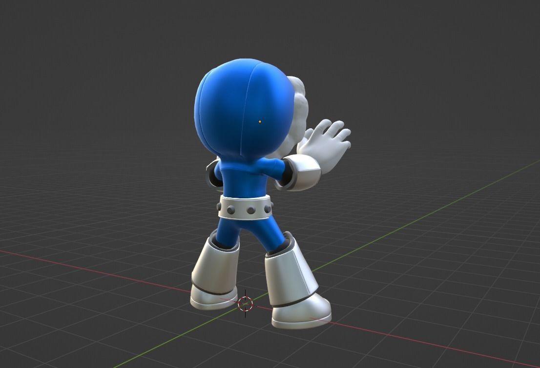 Iceman - Megaman Powered up 3D model rigged | CGTrader