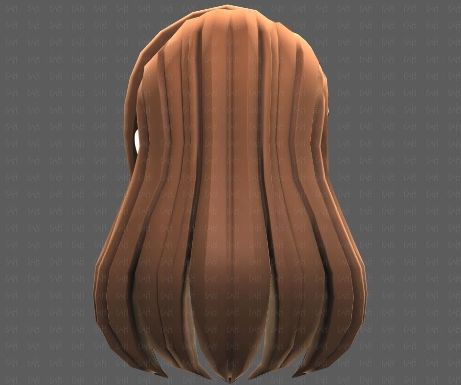 3D model Base Hair for girl V65 VR / AR / low-poly | CGTrader