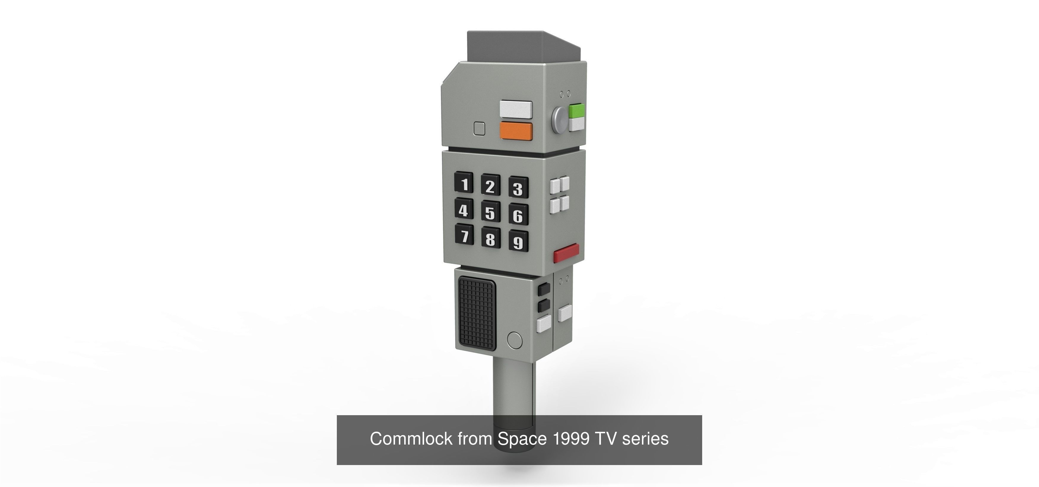 Commlock and Stun Gun from Space 1999 TV series 3D Model Collection 3D ...