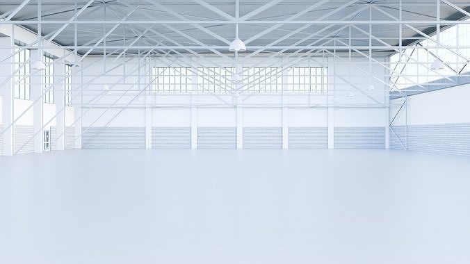 Warehouse Scene blender ready to use 3D model | CGTrader