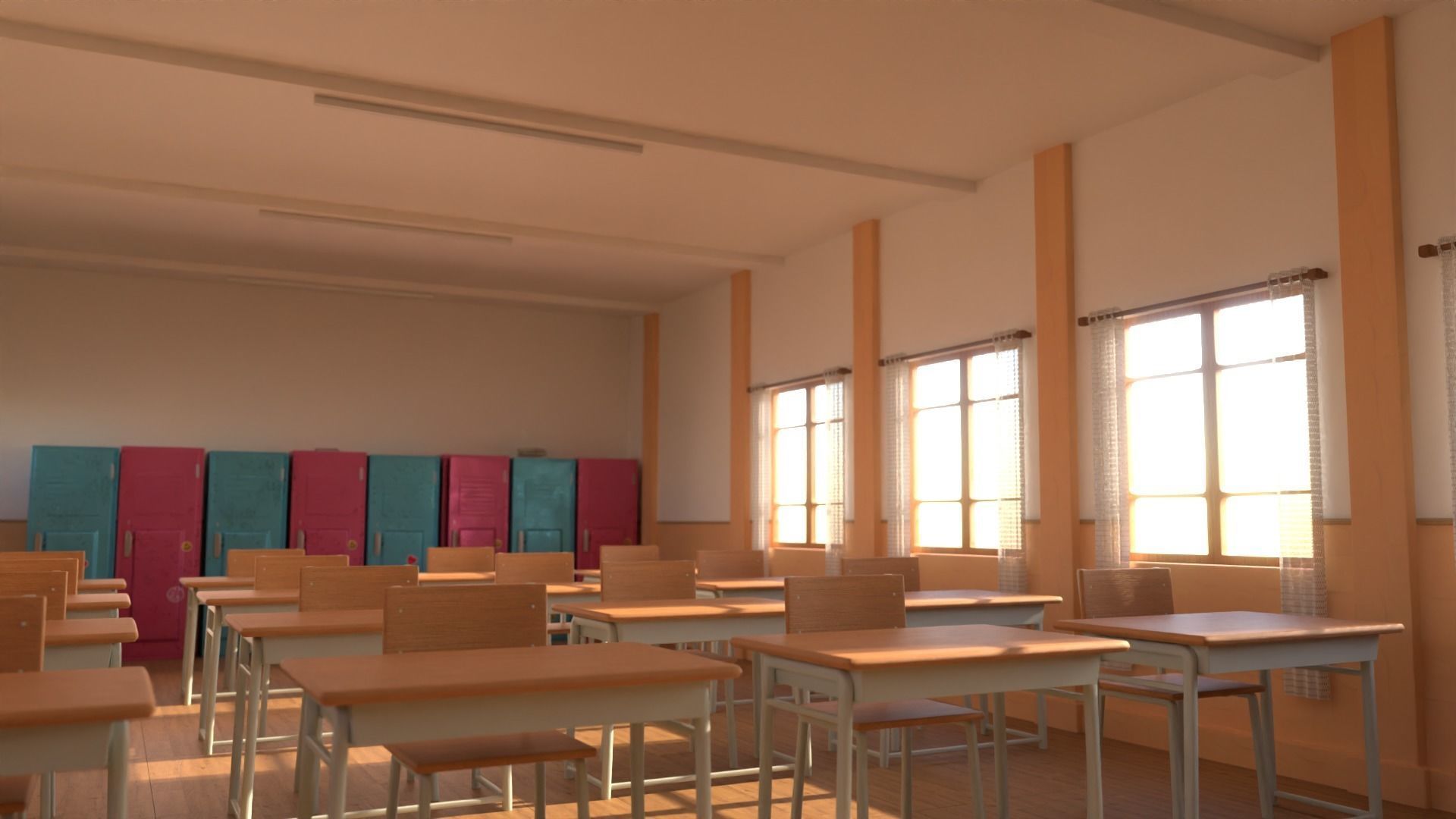 Classroom Asset Pack 3D model | CGTrader