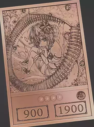 TRAPTRIX PUDICA ANIME VERSION - YU-GI-OH free 3D model 3D printable ...