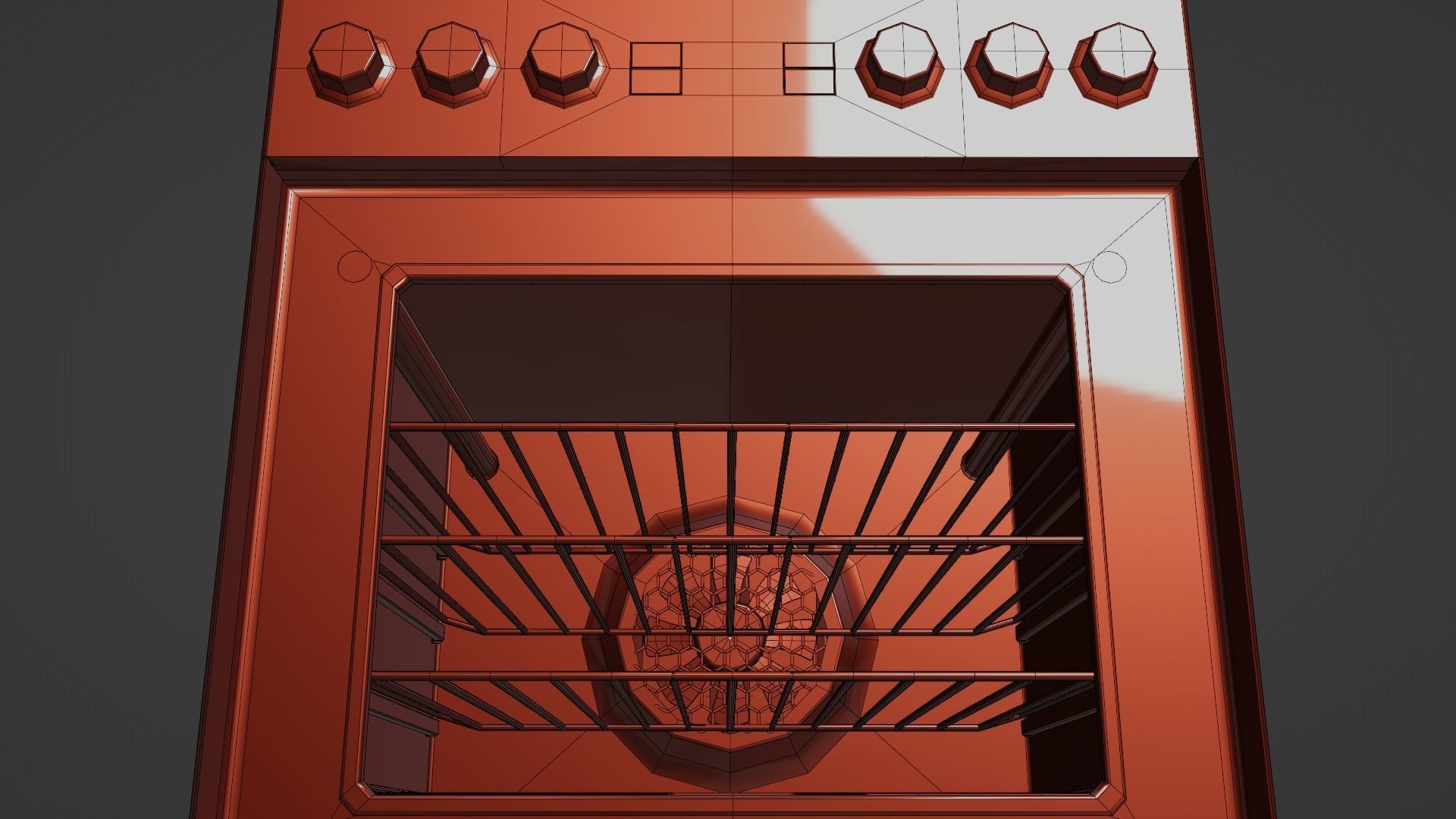 Low Poly Kitchen Stove free VR / AR / low-poly 3D model | CGTrader