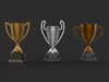 Golden Trophy 3D model animated | CGTrader