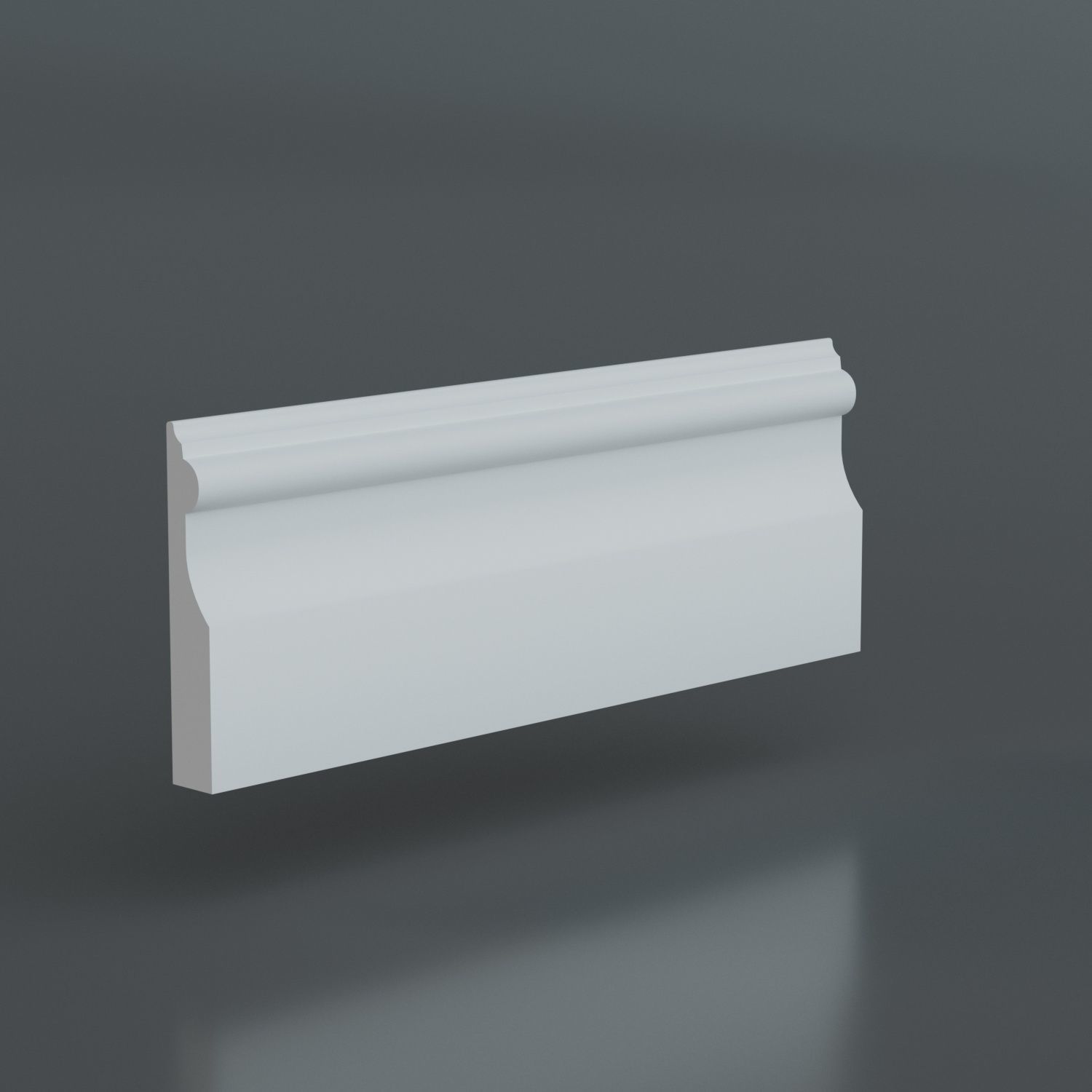 Beaded Baseboard free 3D model | CGTrader