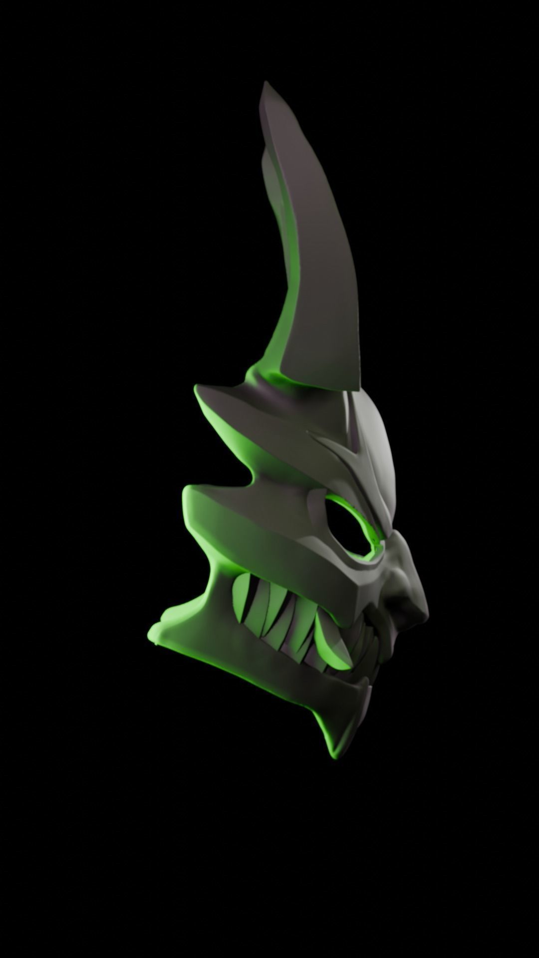 Zed Blood Moon mask 3D model 3D printable | CGTrader