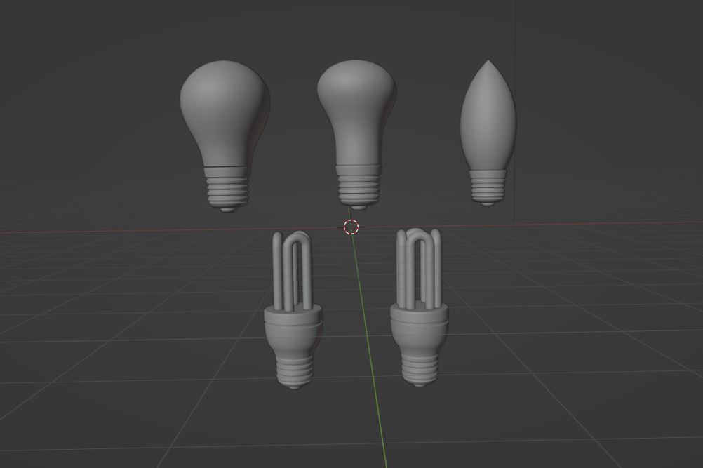 Light Bulbs 3D model animated | CGTrader