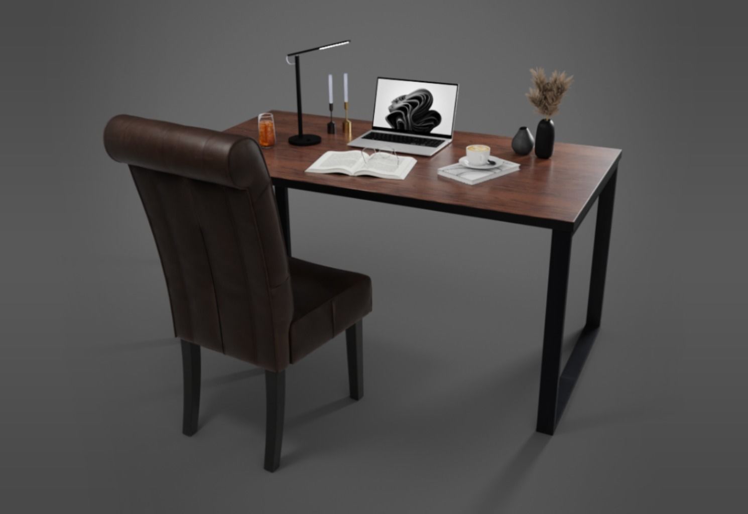 Work table - Office table free 3D model | CGTrader