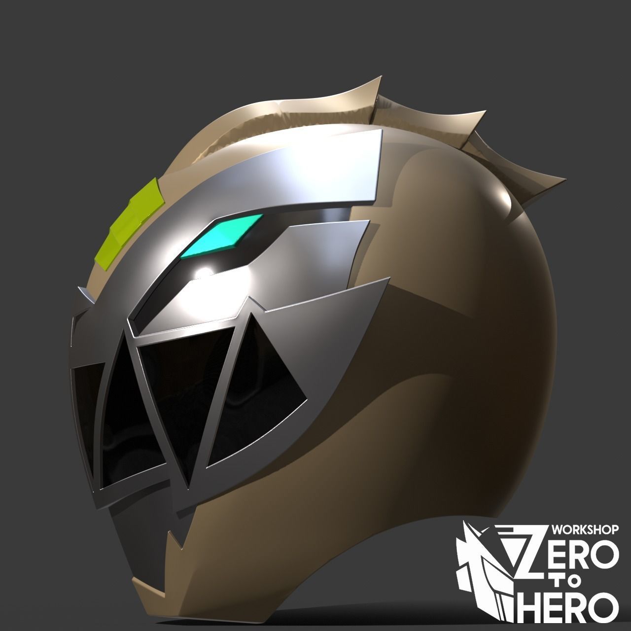 Power ranger Cosmic Fury Zenith Helmet 3D model 3D printable | CGTrader