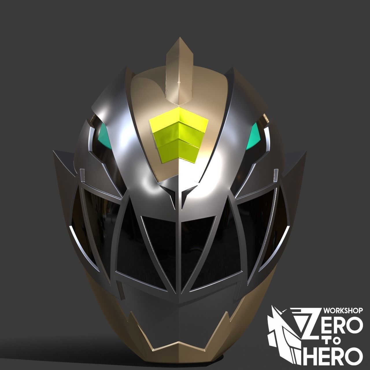 Power ranger Cosmic Fury Zenith Helmet 3D model 3D printable | CGTrader