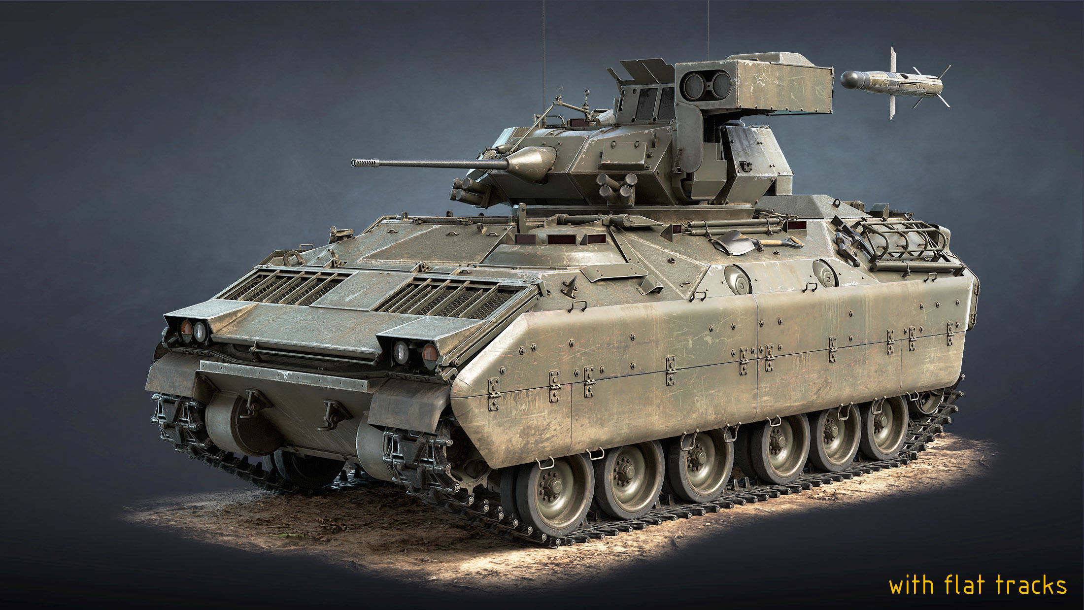 3D model M2 Bradley Game Ready VR / AR / low-poly | CGTrader