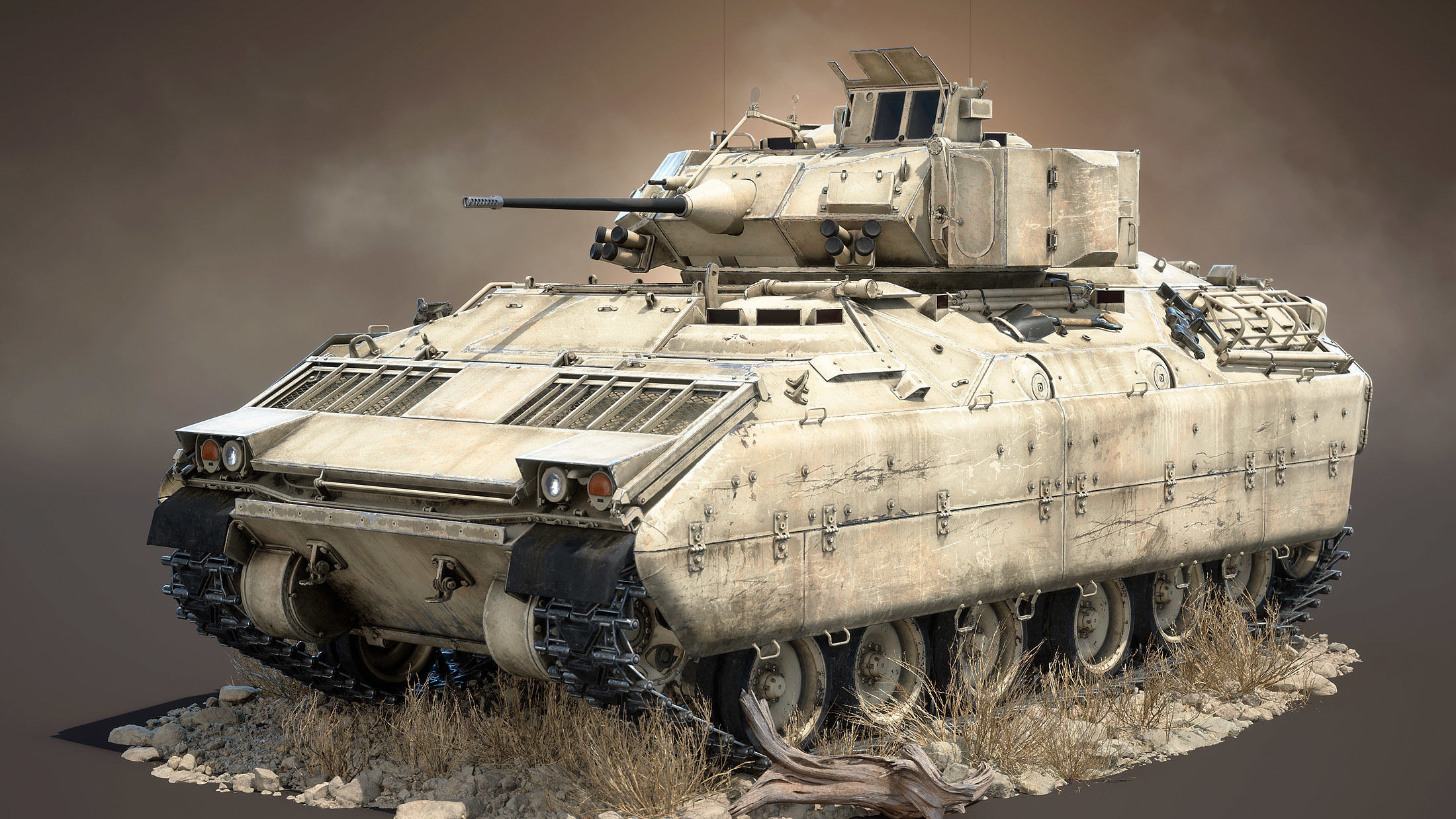 3D model M2 Bradley Game Ready VR / AR / low-poly | CGTrader