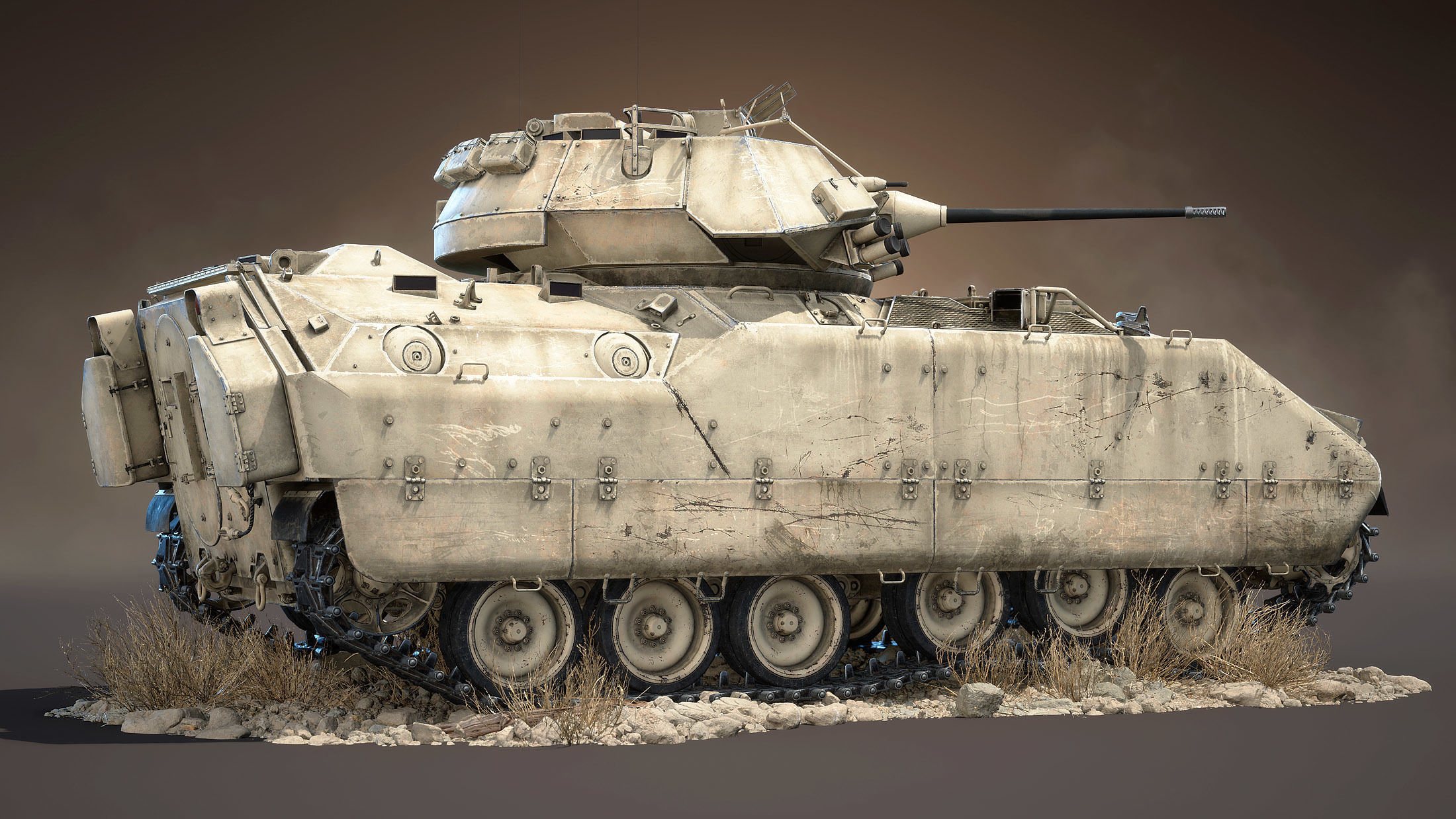 3D model M2 Bradley Game Ready VR / AR / low-poly | CGTrader