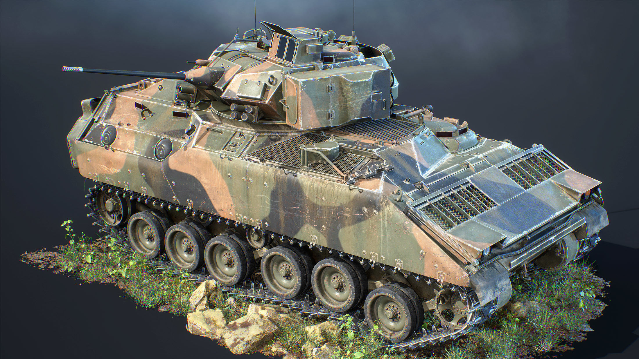 3D model M2 Bradley Game Ready VR / AR / low-poly | CGTrader