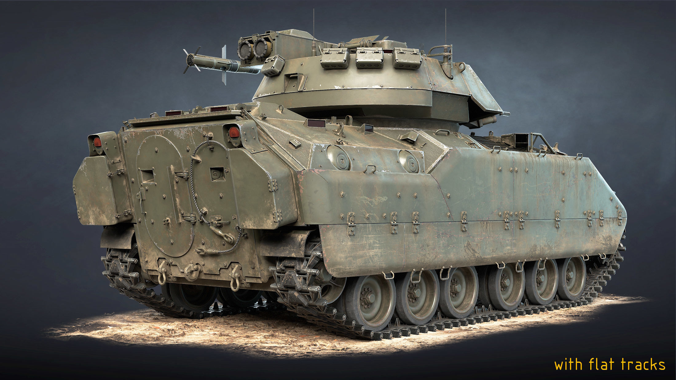 3D model M2 Bradley Game Ready VR / AR / low-poly | CGTrader