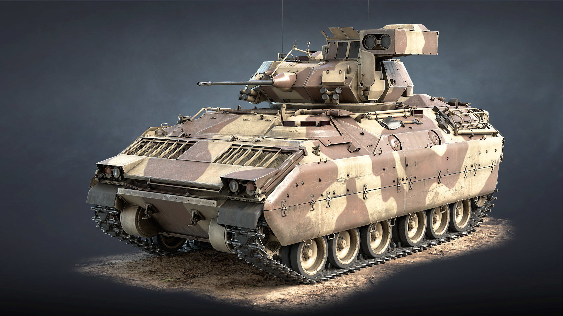 3D model M2 Bradley Game Ready VR / AR / low-poly | CGTrader