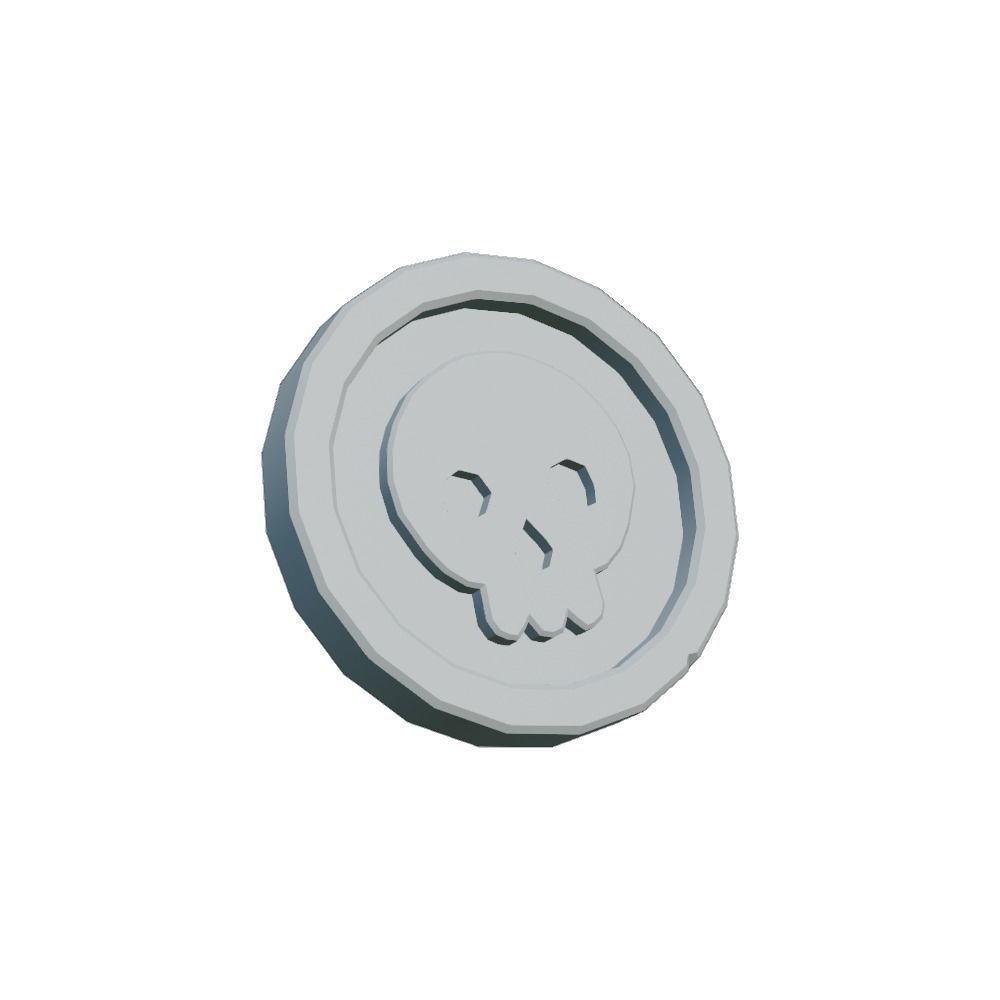 3D model Gold coin game asset VR / AR / low-poly | CGTrader
