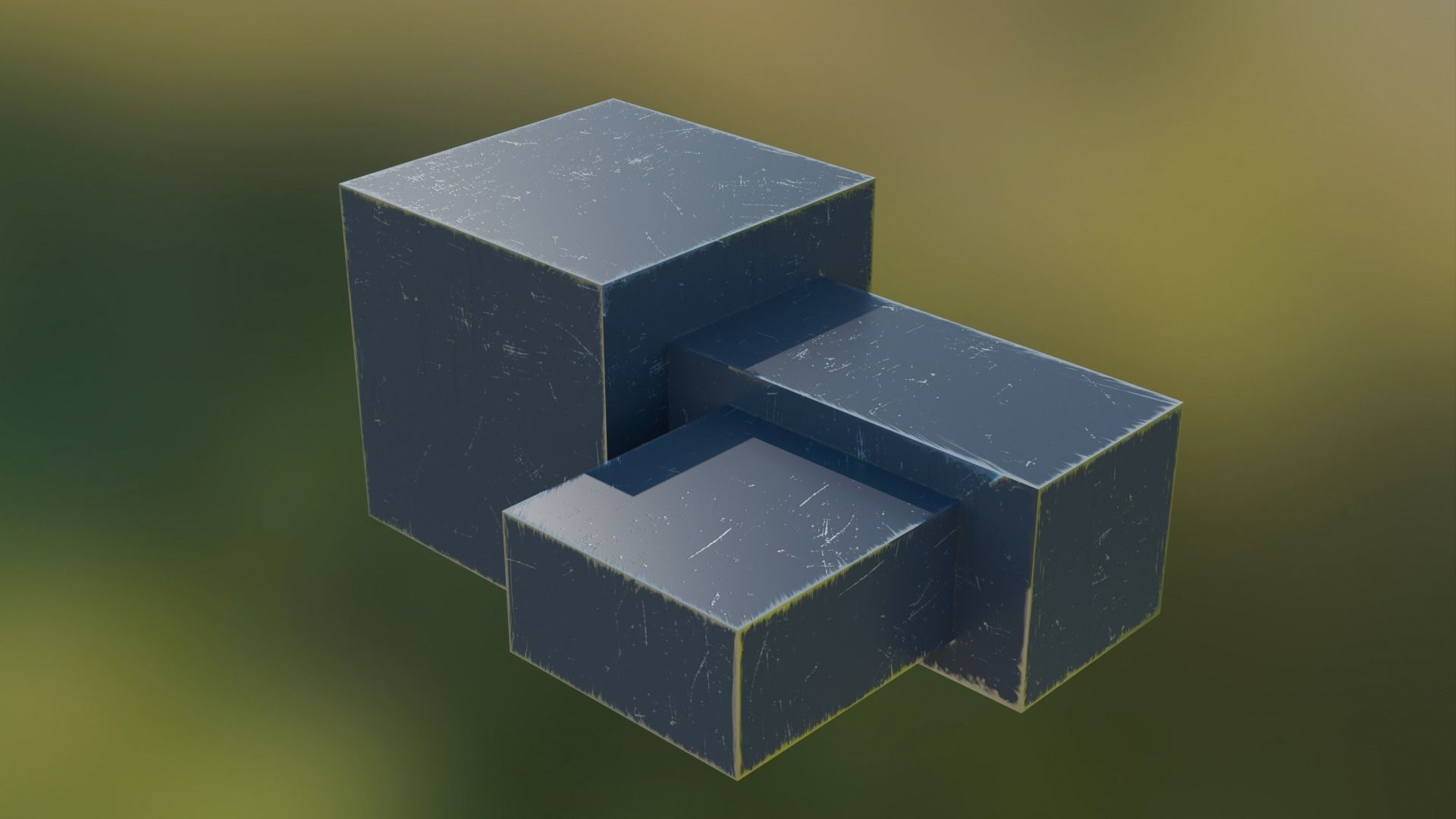 Blender Procedural Metal Shader 3D model | CGTrader