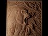 Howler Monkey CNC 3d Print High Relief Sand Casting 3D model 3D ...