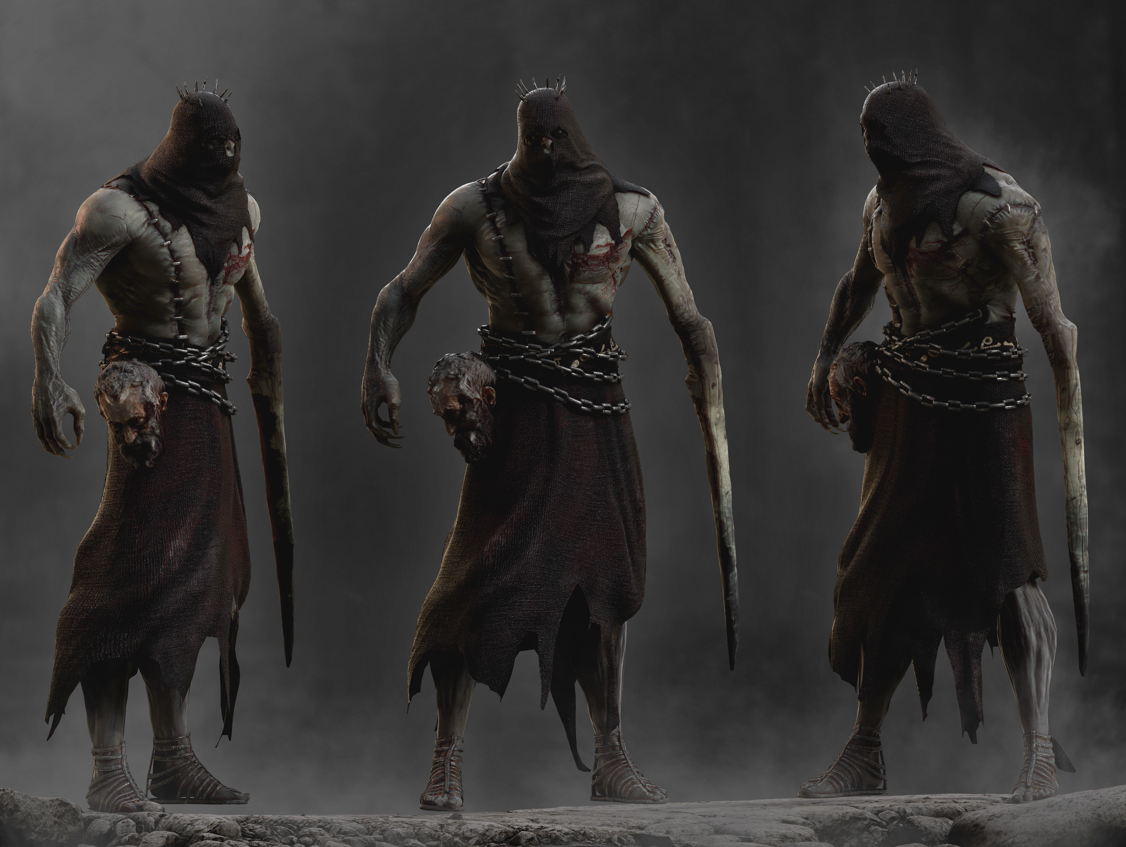 3D model Demon Executioner VR / AR / low-poly | CGTrader