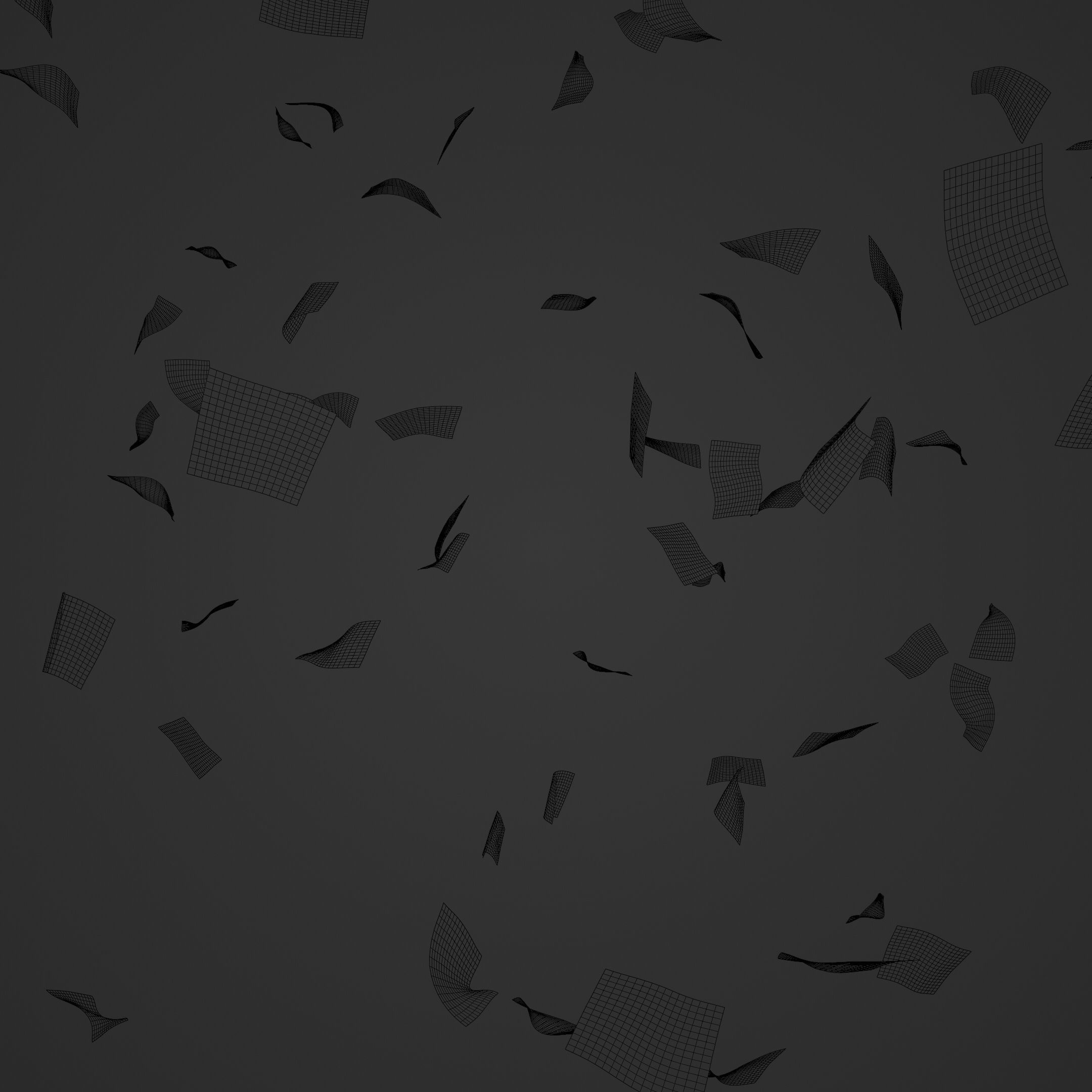 3D model Falling paper looping animation VR / AR / low-poly | CGTrader