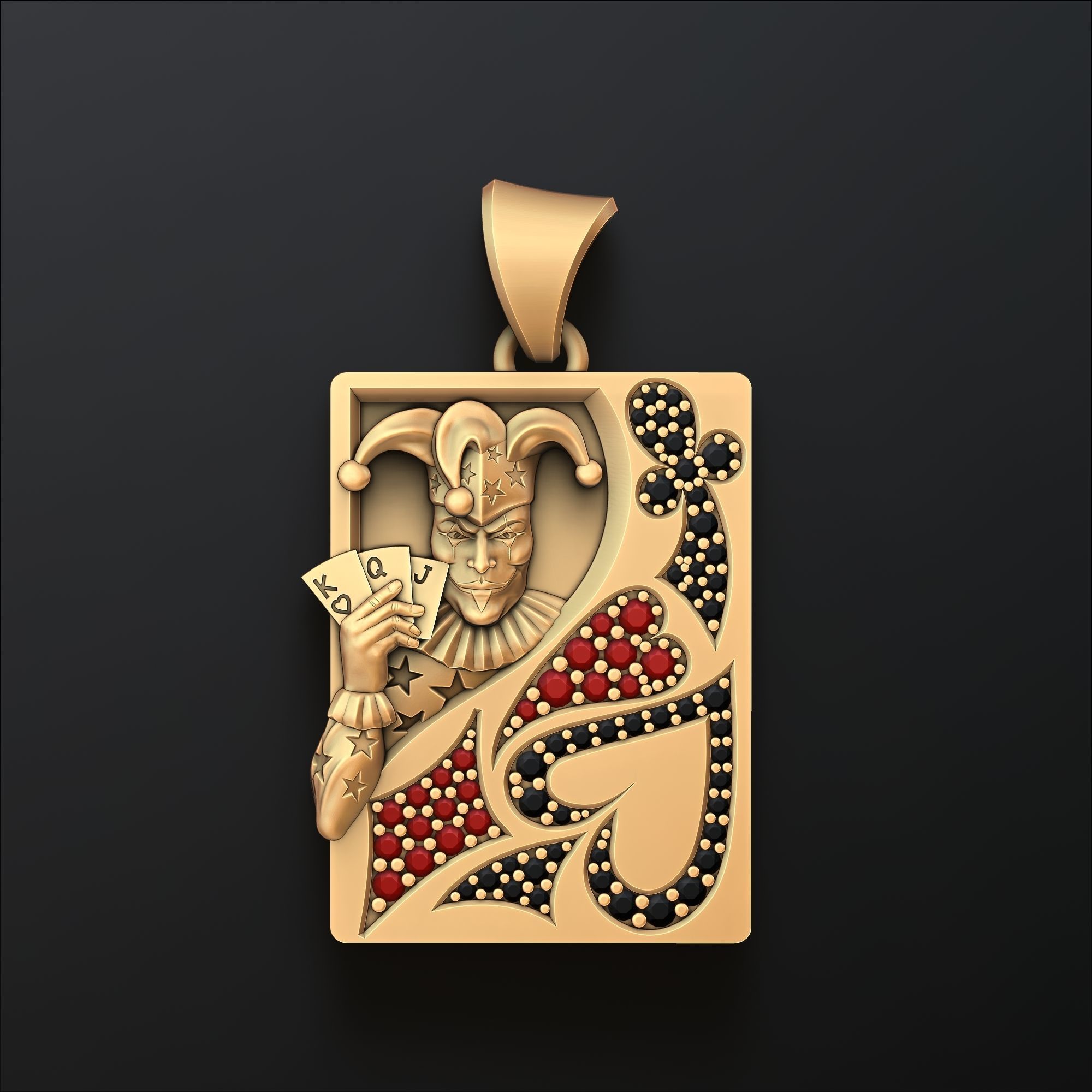 Playing Card Joker 3D model 3D printable | CGTrader