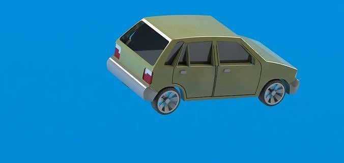Mehran-car 3D model | CGTrader