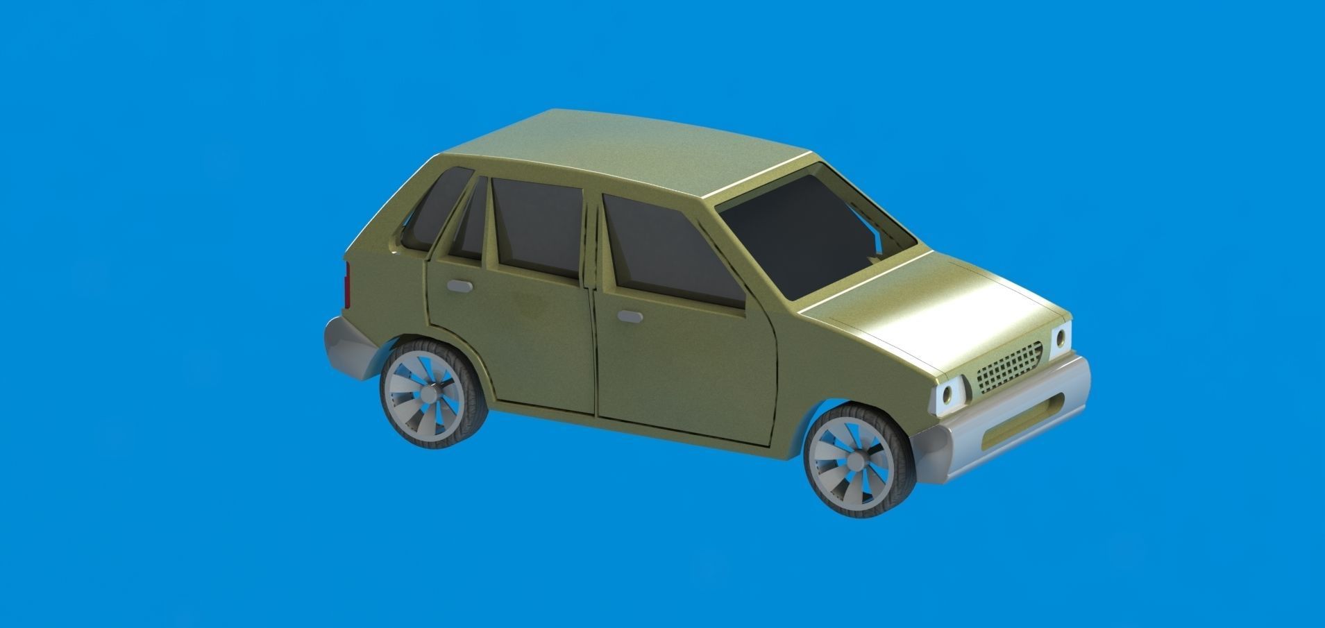 Mehran-car 3D model | CGTrader