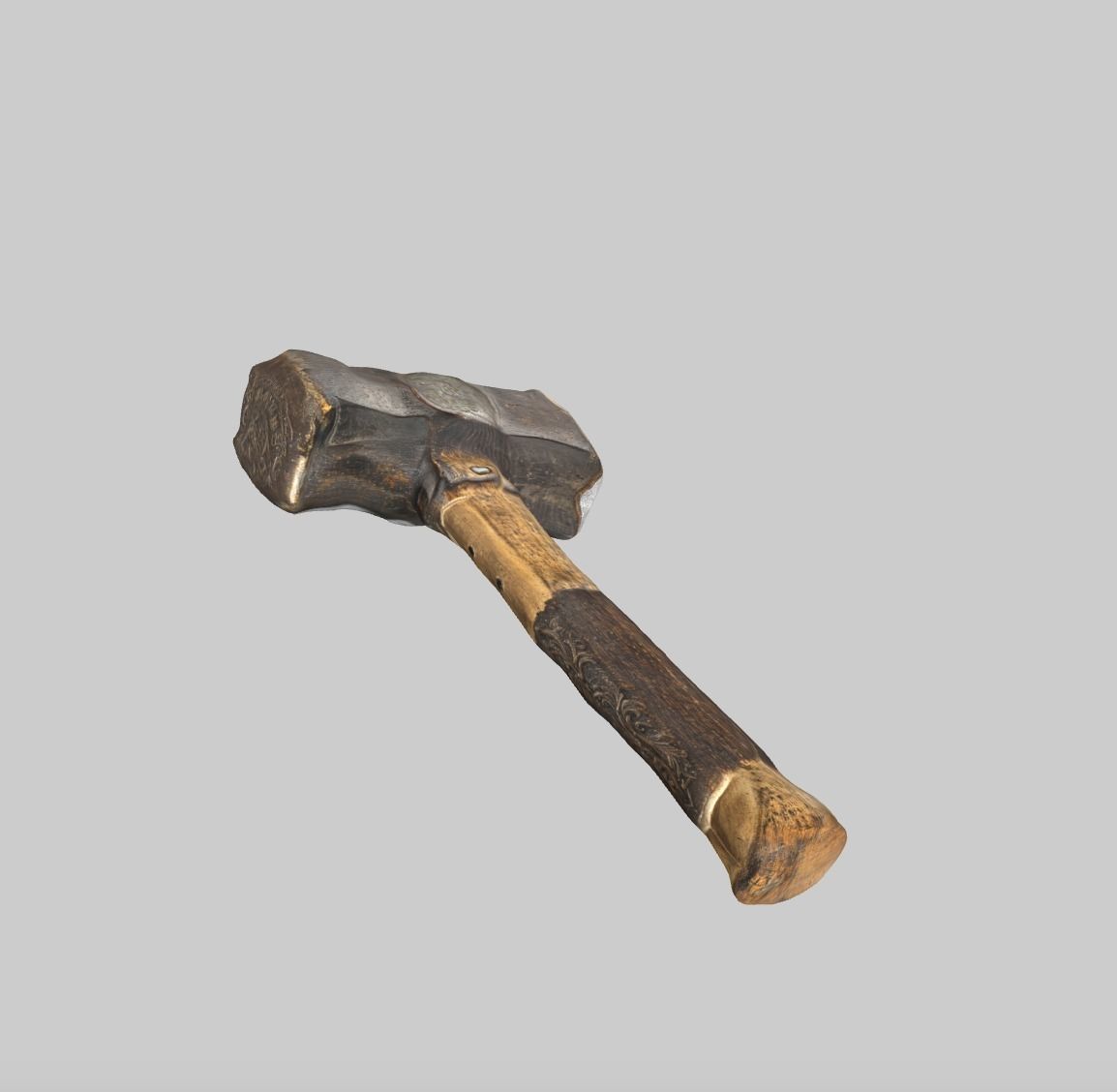 Exquisite 17th Century Axe Hammer - Medieval Weaponry Replica free VR ...
