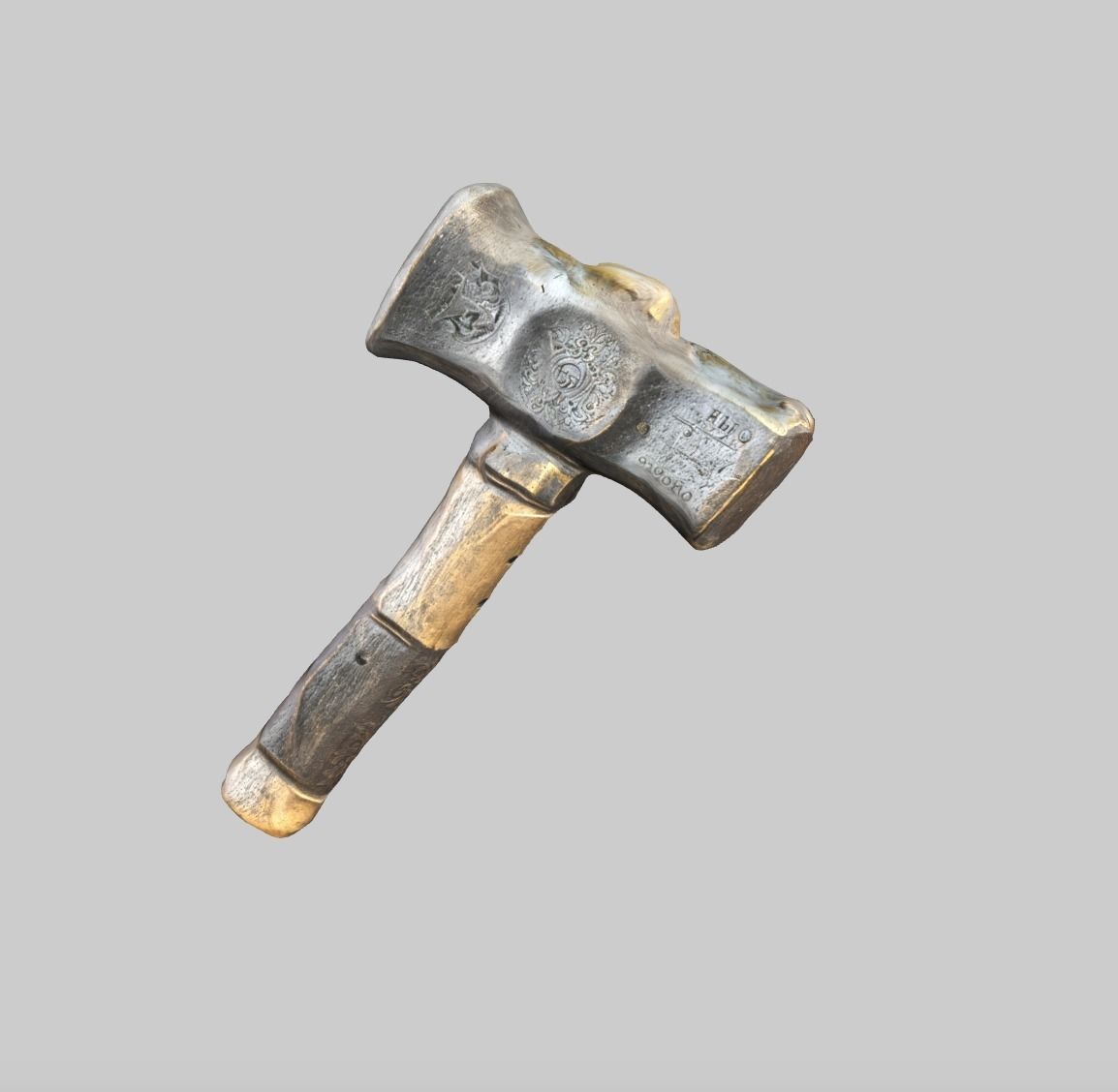 Exquisite 17th Century Axe Hammer - Medieval Weaponry Replica free VR ...
