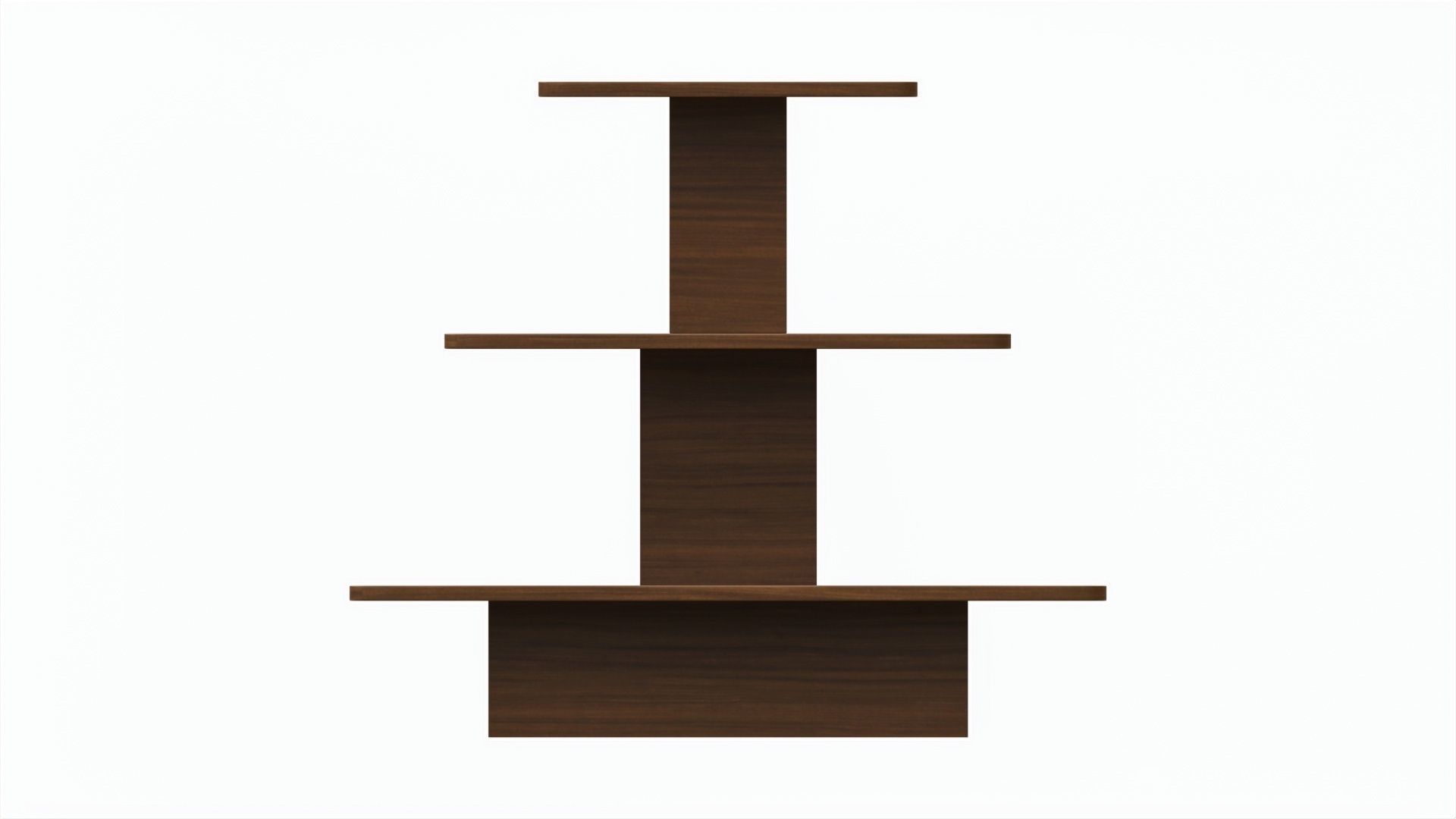 Three Tier Square Table free 3D model | CGTrader