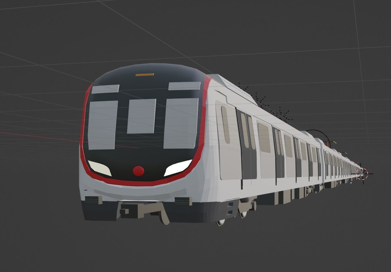 Hong Kong MTR Q-Train 3D model | CGTrader