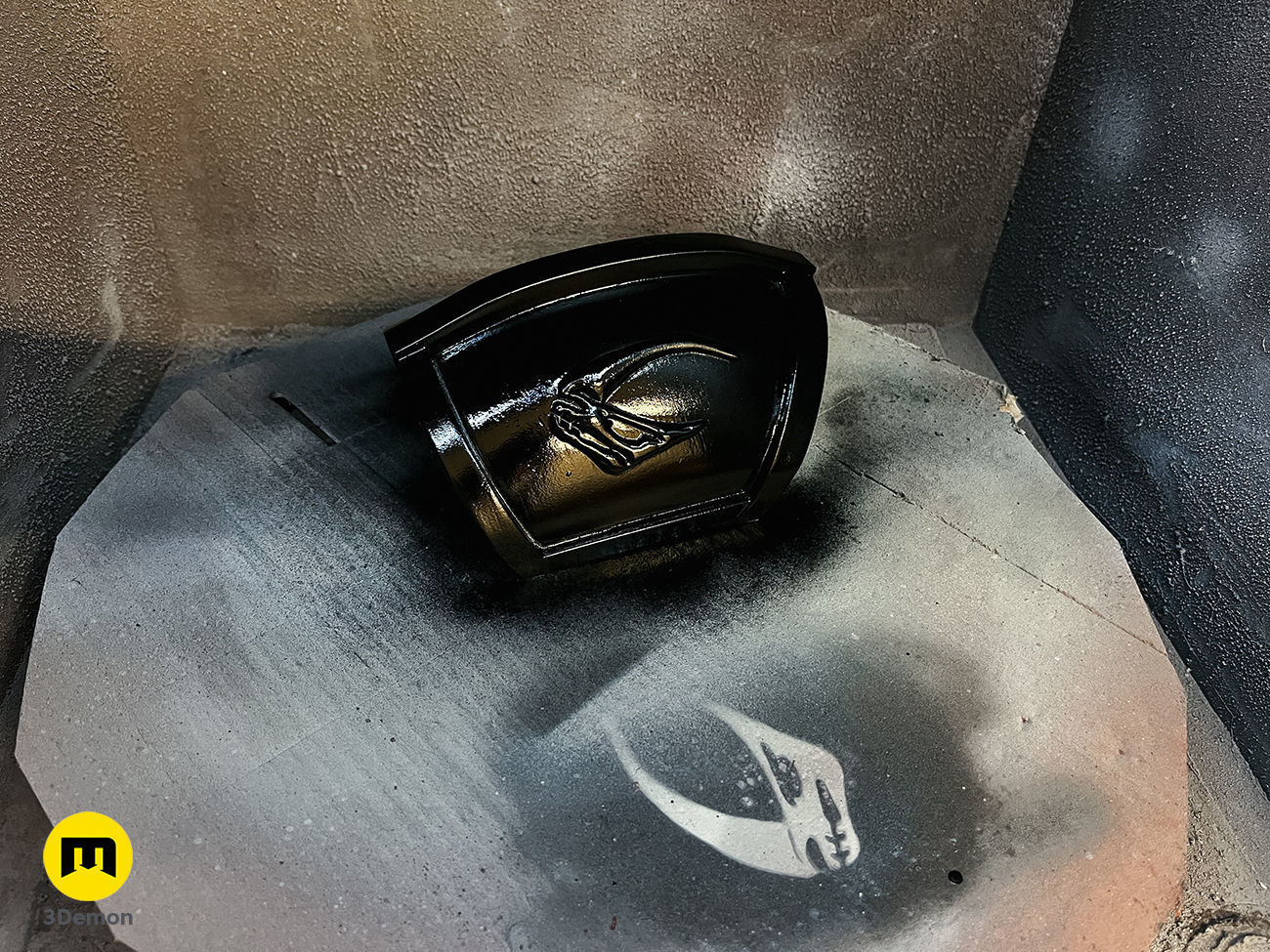 Mandalorian Mudhorn signet shoulder armor free 3D model 3D printable ...