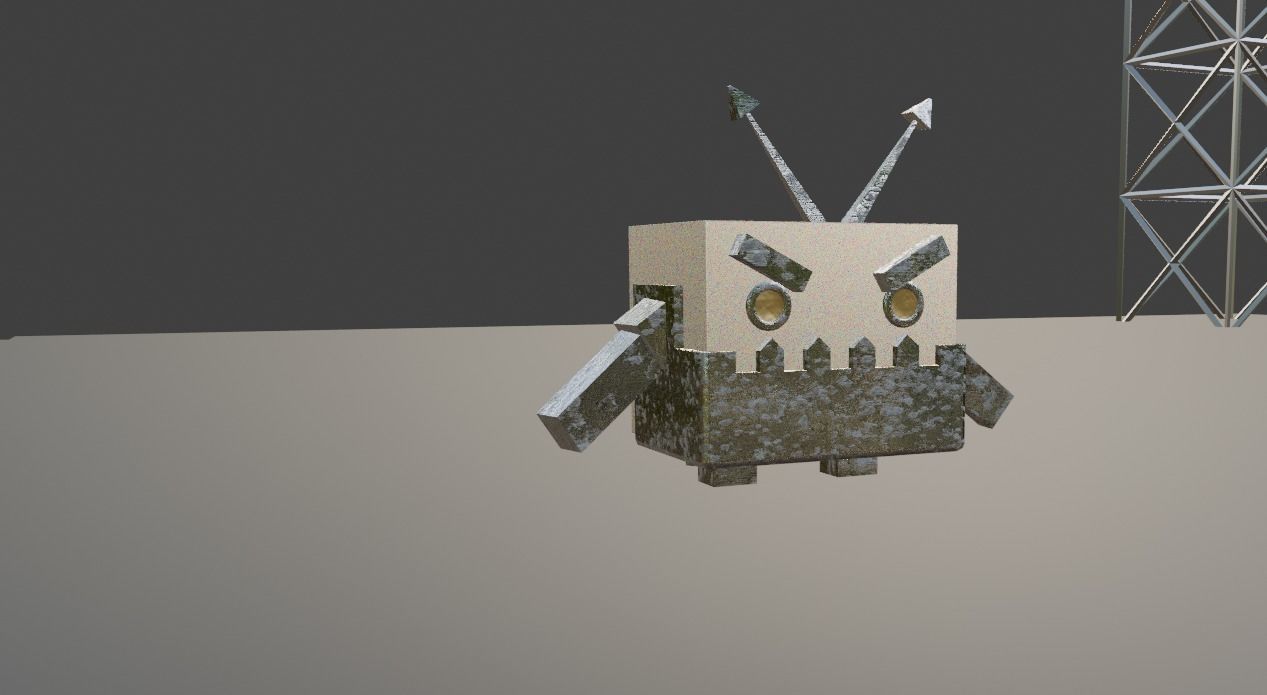 Character Box Head 3D model animated rigged | CGTrader