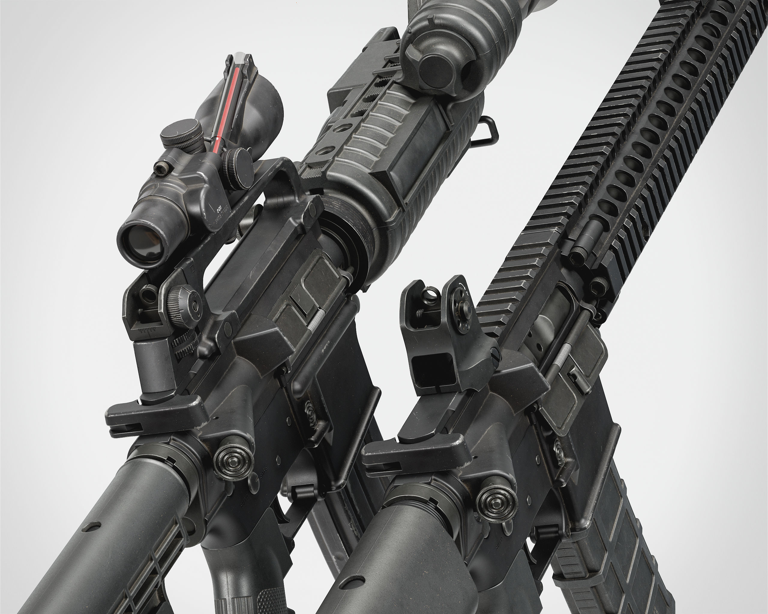 3D Model Collection M16-M4-AR15 weapons pack VR / AR / low-poly | CGTrader