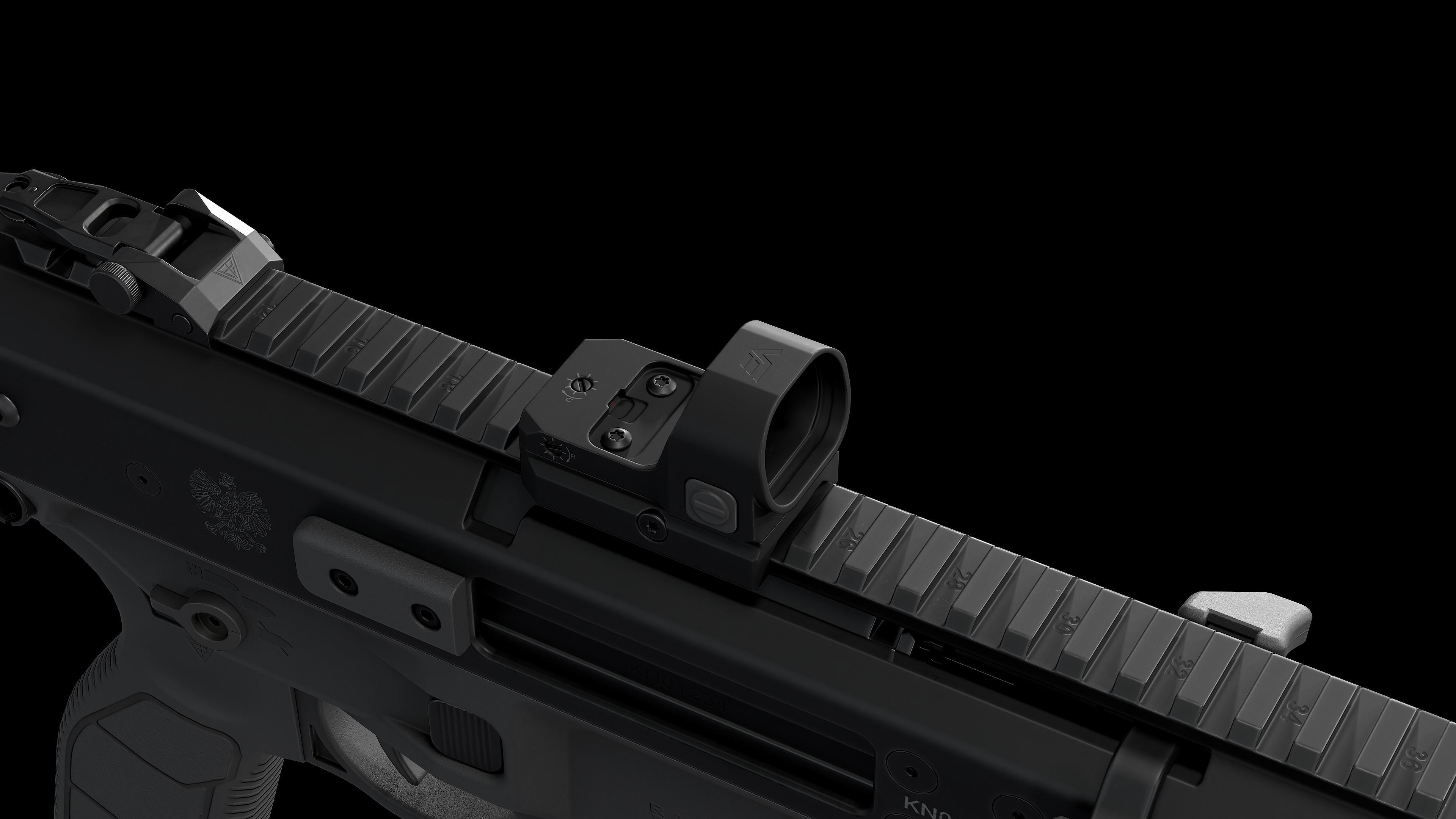 3D model MSBS GROT Modular Assault Rifle VR / AR / low-poly | CGTrader