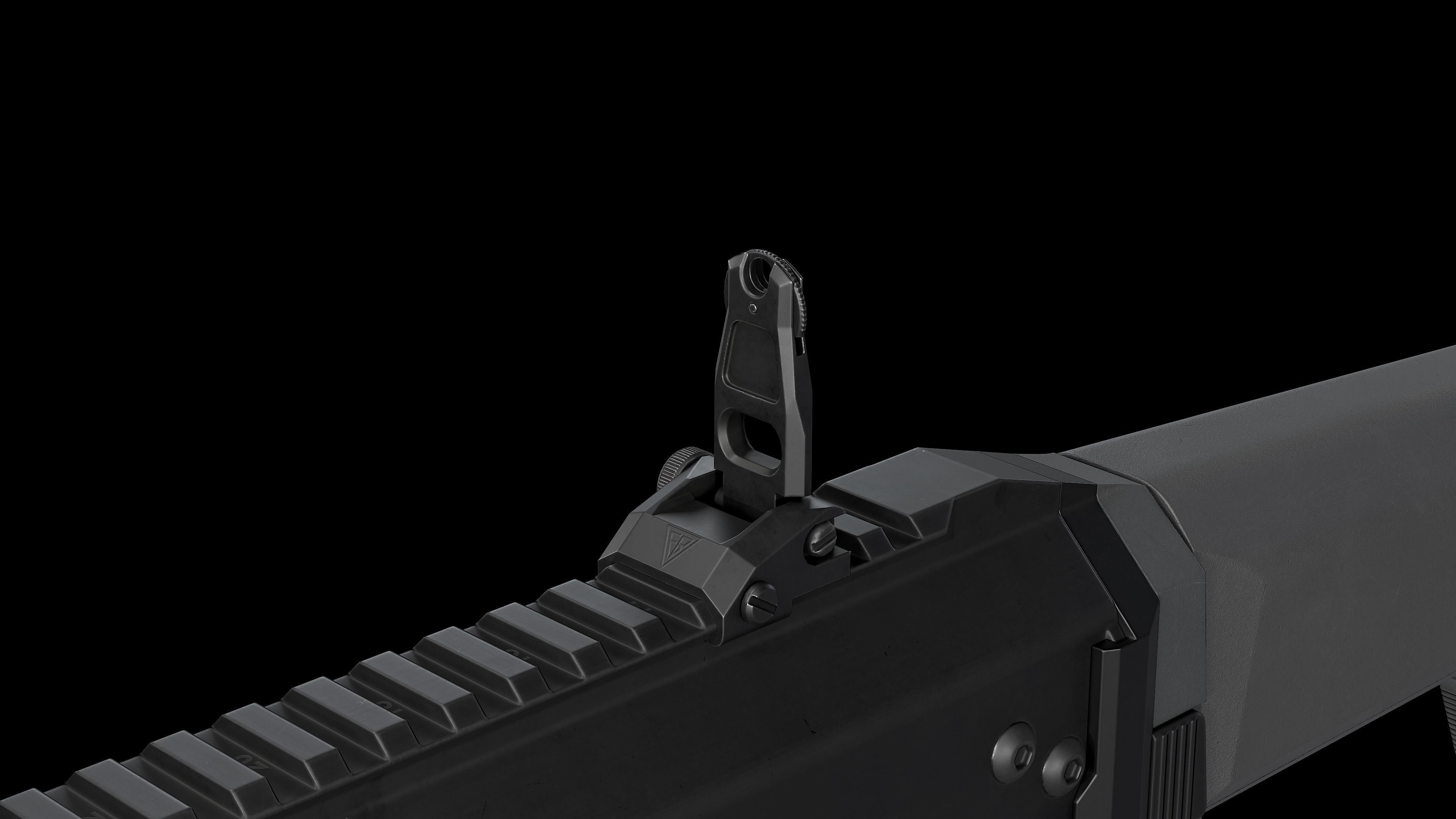 3D model MSBS GROT Modular Assault Rifle VR / AR / low-poly | CGTrader