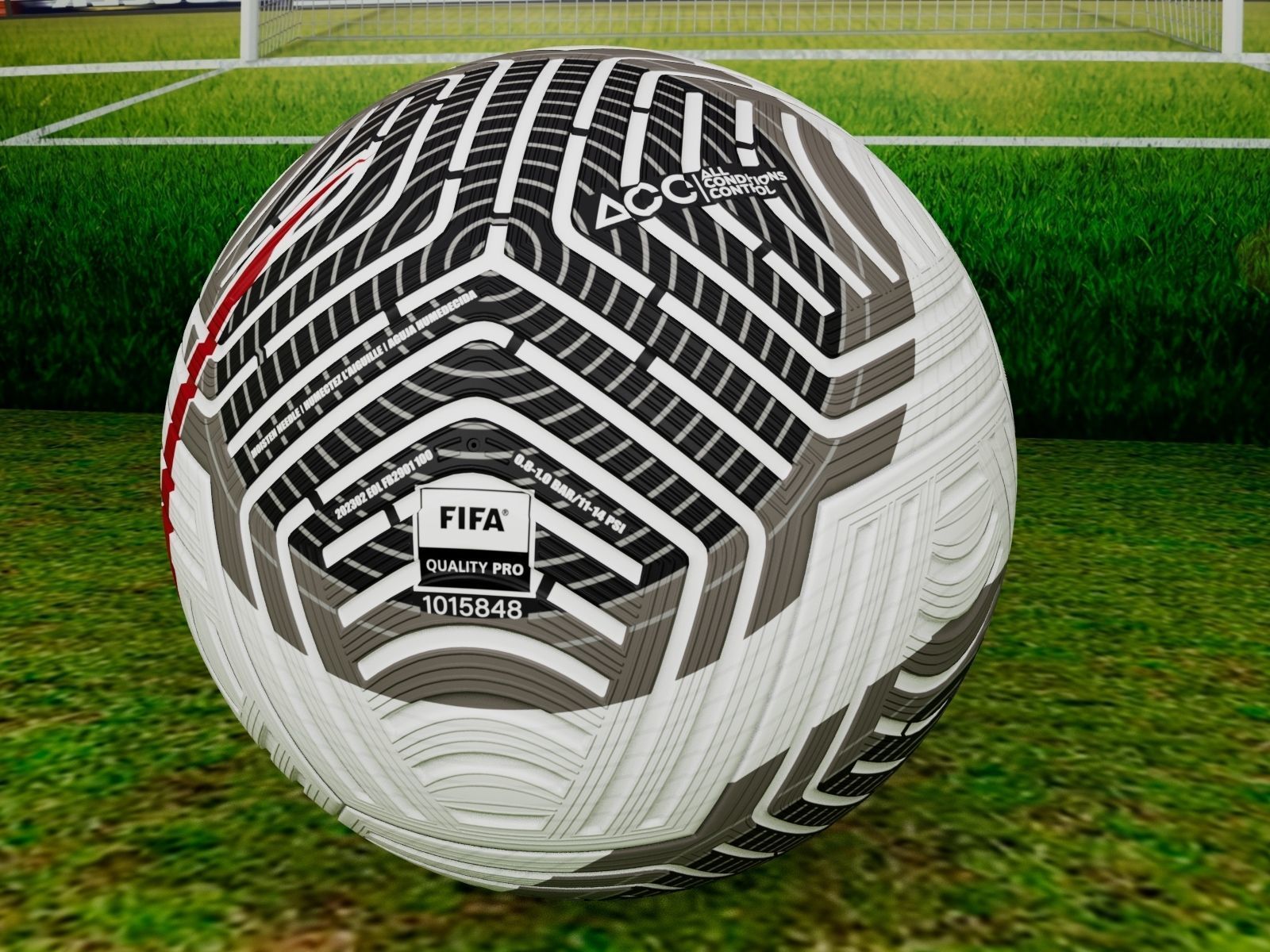 Nike Flight 23 24 soccer ball free 3D model | CGTrader