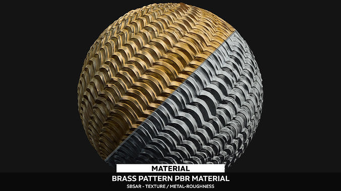 Brass Pattern Material - PBR Texture | CGTrader
