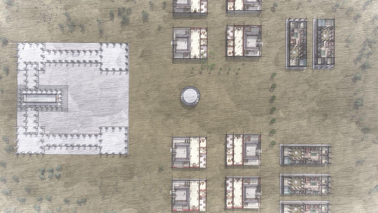 Historic city -Ancient City 3D model rigged | CGTrader