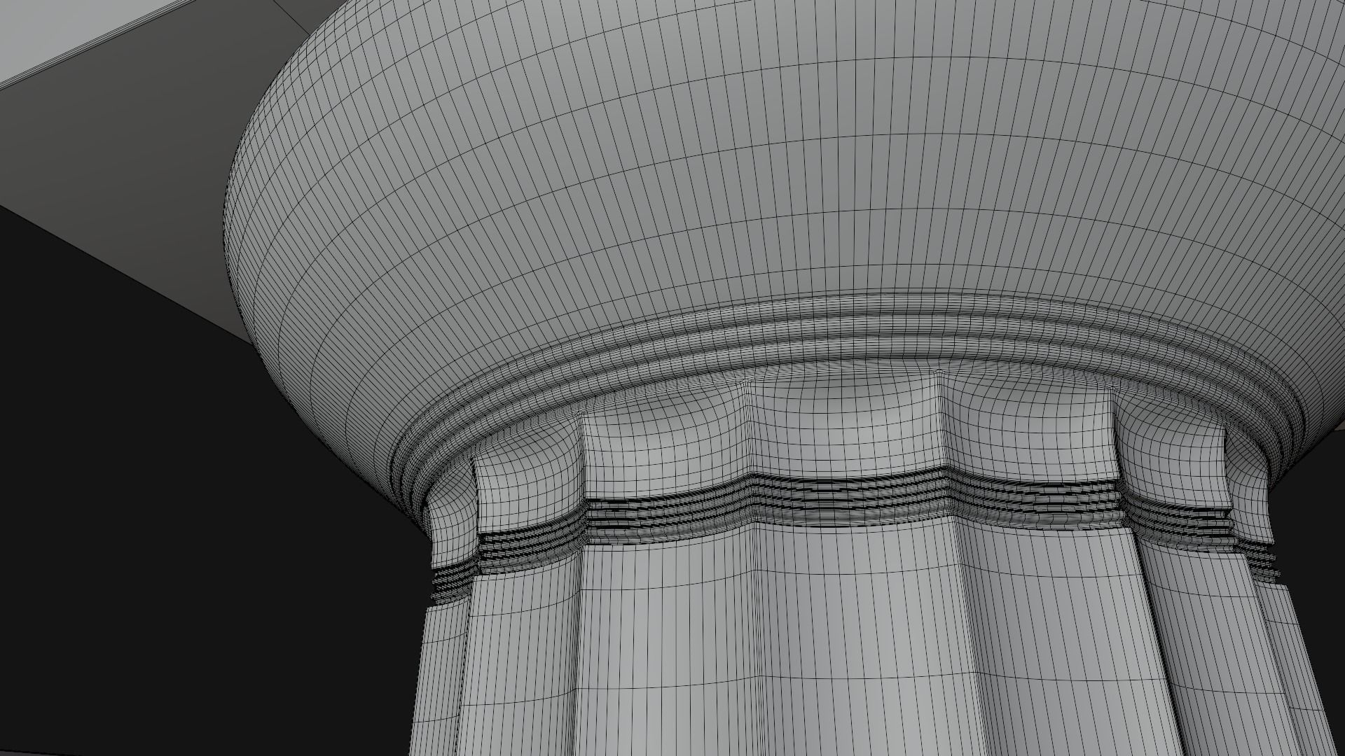 Classical architecture columns 3D model | CGTrader